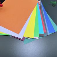 China Uncoated Colored Offset Printing Paper 70gsm 80gsm A0 A1 Multi Colour Pure Wood Pulp Paper for sale