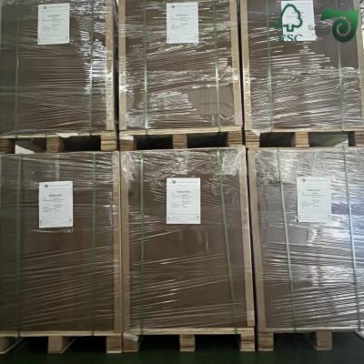 China Sunxiang 350gsm Brown Kraft Board Is Engineered For Direct Contact Food Packaging for sale