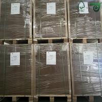 China FSC 160gsm Eco Friendly Unbleached Striped Kraft Paper Rolls For Flower Packing for sale