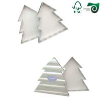 China FSC 325gsm Food Grade Kraft Paper White Coated Front Brown Back Virgin Pulp Paper for sale