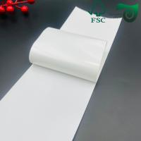China 80g 90g White Wet Strength Bleached Paper Sheets For Beer Bottle Labels for sale