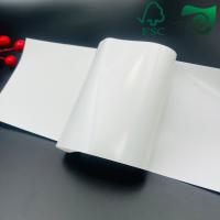 China FSC 80gsm Single Side Cast Coated Glossy White Adhesive Sticker Paper Supermarket Grade for sale
