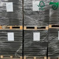 China Fold Resistant Double Side Black Card Paper 150gsm Black Cardboard For Shopping Bags for sale