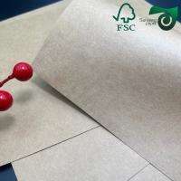 China FSC Certified 90gsm High Strength Brown Kraft Paper Food Grade Bag Paper For Kraft Bags for sale