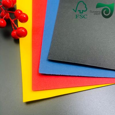 China FSC Embossed Gauffered Paper Board  160gsm 230gsm Multiple Colors Custom Options for sale