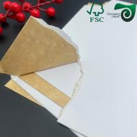 China FSC 300gsm Disposable Bakeable Kraft Bread Pan Board Single Side White Coated Brown Back for sale