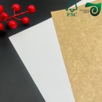 China FSC 300gsm Brown Back White Face CKB Board High Stiffness Frozen Food Packaging Board for sale