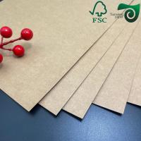 China FSC‑Certified High‑Density Food‑Grade Kraft Paper Sheets 300gsm  For Food Boxes for sale