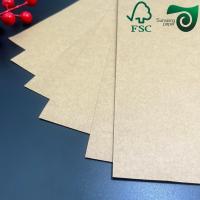 China FSC High Density Brown Kraft Paper Sheets 450gsm Food Grade Safe Packaging Paper for sale