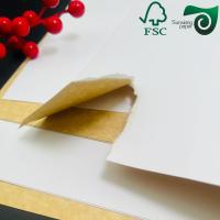 China FSC 100% Food Grade  300gsm Single Side White Coated Bakeable Kraft Bread Pan Board for sale