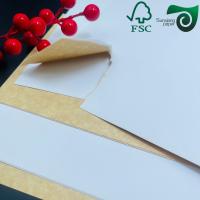China FSC Certified 400gsm High Density Kraft Paper Sheets Food Grade Packaging Specialized for sale