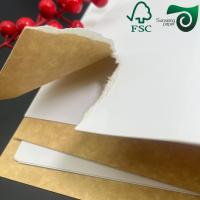 China FSC 325gsm White Coated Kraft Back Folding Carton Board Food Grade Virgin Wood Pulp for sale