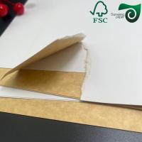 China FSC 200gsm 220gsm Food Grade White Clay Coated Kraft Back Paper For Fries Packaging for sale