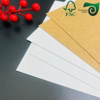 China FSC Certified 325gsm Food Grade Kraft Paper White Coated Front Brown Back Virgin Pulp for sale