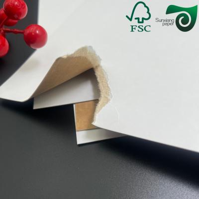 China FSC Certified 215gsm High Stiffness Food Grade White Cardboard   Packaging Board for sale