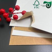 China FSC Certified 300gsm Uniform White Coated Kraft Back Paper For Bread Packaging for sale