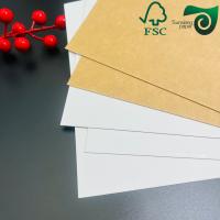 China FSC Certified 300gsm Uniform White Coated Kraft Back Paper For Bread Packaging for sale