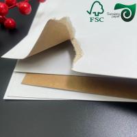 China FSC Certified 300gsm Disposable Bakeable Kraft Bread Pan Board  One Side White  Brown Back for sale