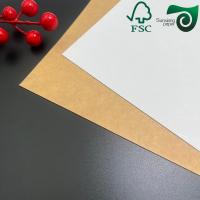 China FSC 325gsm White Coated Kraft Back Folding Carton Board Food Grade Virgin Wood Pulp for sale
