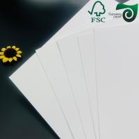 China FSC 0.8mm 225gsm 2000gsm Off White Absorbent Pulpboard Drink Coaster Car Freshener Mat Board for sale