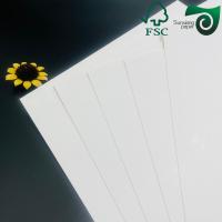 China FSC 1.5mm 2mm Bleached White Cellulose Board 70cm 100cm For Phone Packaging Boxes for sale
