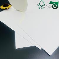 China 100% Virgin Wood Pulp White Cardboard Bright White Card Board For Premium Printing Packaging for sale