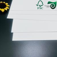 China FSC 15pt 18pt Smooth White Bleach Card One Side Coated SBS FBB Board With Excellent Printing Performance for sale