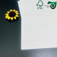 China 160gsm 300gsm Double Side PE Food Grade PE Coated Ivory Board For Lunch Box for sale