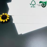 China FSC 15pt 18pt Smooth White Bleach Card One Side Coated SBS FBB Board With Excellent Printing Performance for sale