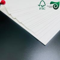 China 160gsm 300gsm Double Side PE Food Grade PE Coated Ivory Board For Lunch Box for sale