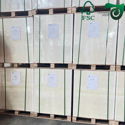 China FSC 0.8mm 225gsm 2000gsm Off White Absorbent Pulpboard Drink Coaster Car Freshener Mat Board for sale