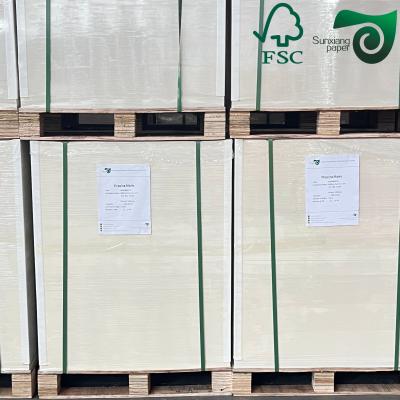 China FSC C1S Folding Box Board 215gsm 220gsm  White For Cigarettebox Carton Packaging for sale