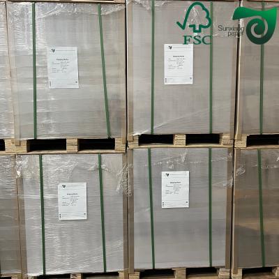 China FSC Customized 300gsm 350gsm Duplex Paper Board Gray Back For Packing Box for sale