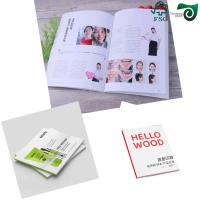 China FSC 250gsm High Brightness Glossy Text Cover Paper  For Outstanding Offset Print Results for sale