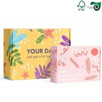 China FSC White 120g E Flute Corrugated Paper Superior Heat Insulation Performance Packaging boxes for sale