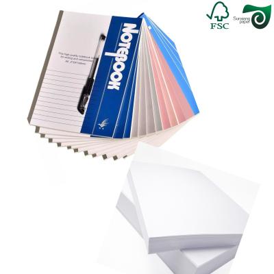 China FSC 100% Virgin Wood Pulp 80gsm 90gsm Uncoated Offset Paper For Manual Printing for sale
