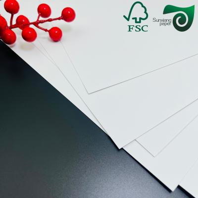 China Extra Thick One Sided Coated White Board Paper Customizable Cosmetics Packaging Options for sale