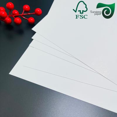 China 170gsm 190gsm C1S Ivory SBS Paper Board For Garment Hangtags 30 40 Inch for sale