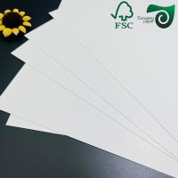 China FSC 190gsm  400gsm High Folding Resistance Single Sided Folding White Cardboard Ivory Card (FBB) for sale