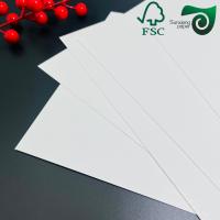 China FSC Certified 220gsm 270gsm C1S Gloss White Ivory Board  For Postcards  Packaging for sale