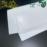 China FSC One  Side Gloss Coated  White Board Paper 250Gsm  58cm 40cm Sheets for sale
