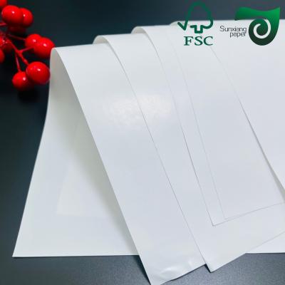 China FSC 250gsm High Brightness Glossy Text Cover Paper 610mm 860mm Excellent Printability for sale
