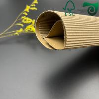 China B Flute Single Face Corrugated Paper  Pads  100gsm 125gsm Durable Brown Packaging Corrugated Board for sale