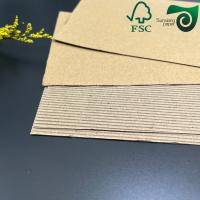 China FSC 502mm  693mm Black E   Flute Corrugated Cardboard Sheets For Carton Packing for sale