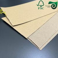 China Kraft Brown Corrugated Paper Board FSC With N Flute For Logistics Packaging 70cm 100cm for sale