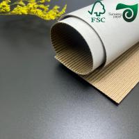 China Single Face E Flute Corrugated Cardboard Sheets Smooth Liner DIY Packaging Grade for sale