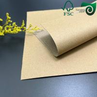 China Single Face E Flute Corrugated Cardboard Sheets 110gsm 120gsm Smooth Liner For DIY Handcrafts Packaging for sale