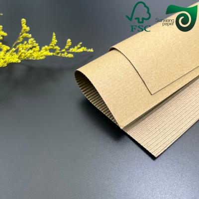 China 502mm  693mmBrown  Black E Flute Corrugated Cardboard Sheet For Carton Packaging for sale