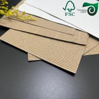 China Single Face E Flute Corrugated Cardboard Sheets 110gsm 120gsm Smooth Liner For DIY Handcrafts Packaging for sale