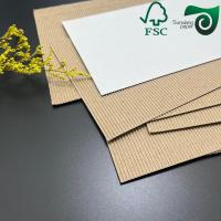 China Single Face E Flute Corrugated Cardboard Sheets Smooth Liner DIY Packaging Grade for sale